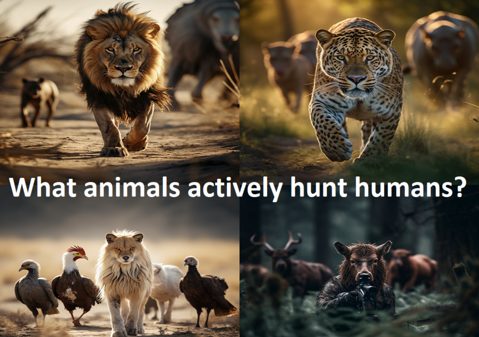 What Animals Actively Hunt Humans: Understanding the Animal Kingdom ...