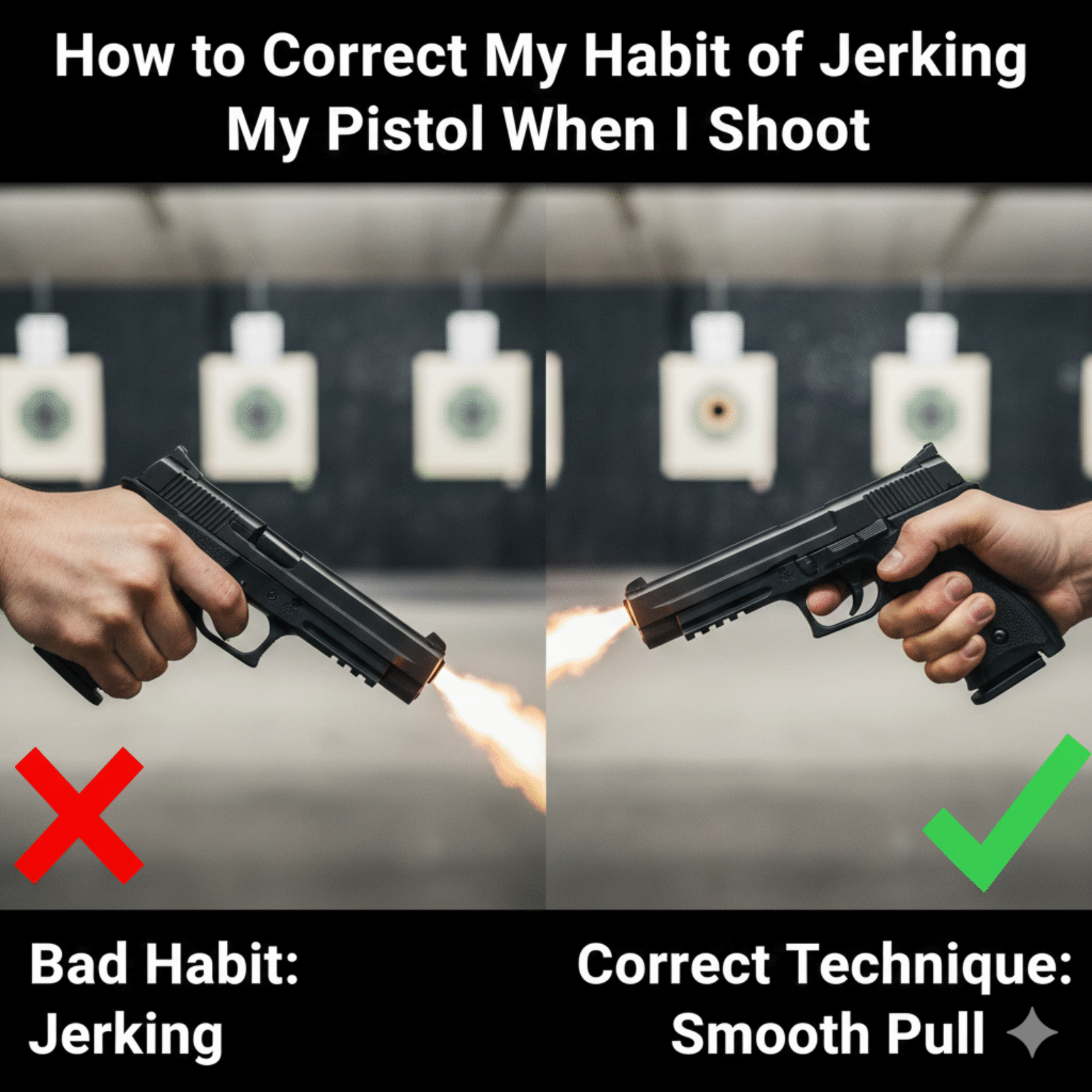 How to Correct My Habit of Jerking My Pistol When I Shoot - The ...