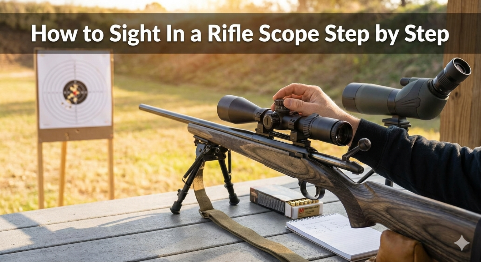 How to Sight In a Rifle Scope Step by Step – Complete Detailed Guide ...